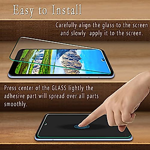 HPTech (2 Pack) Screen Protector Designed for Motorola Moto G Power 2022 Tempered Glass, 9H Hardness, Anti Scratch, Bubble Free, Easy to Install