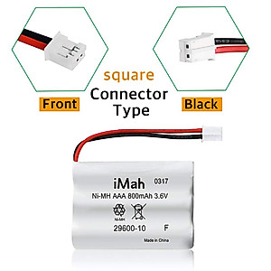 iMah Ni-MH Battery 29600-10 Replacement for Summer Infant Baby Monitor Wide View 28650 29000 29000A & Clear Sight 29040 29030