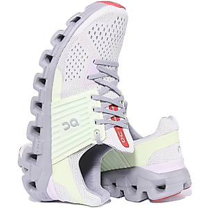 ON Women's Cloudswift Running Shoes, Ice/Oasis, 9