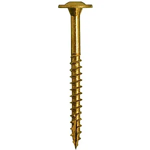 GRK 772691100733 8 x 1-1/2" 10073 Low Profile Cabinet Screws 3000 Count, Gold