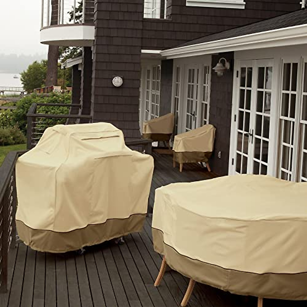 Classic Accessories Veranda Water-Resistant 48 Inch BBQ Grill Cover for Weber Performer