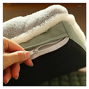 Winter Warm Dog Mat Pet Luxury Sofa Small and Medium Dog Plaid Bed Cats and Dogs Plush Sleeping Removable Washable Pet Bed Pet Mat Super Soft Warm Dog Sleeping Mat Washable Non-Slip Warm Pet Mat Fluff