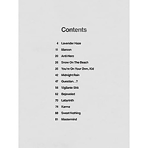 Taylor Swift - Midnights: Piano/Vocal/Guitar Songbook