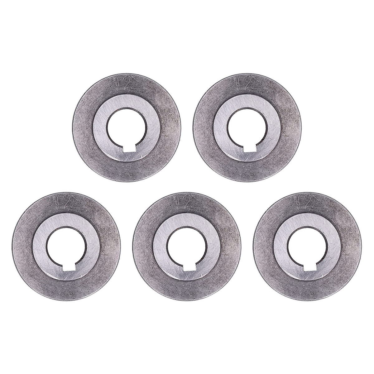 5Pcs Welder Wire Feed Roller 1.2‑1.2mm Groove Bearing Steel Wire Feeding Guide Wheel for OTC MIG Welding Machine