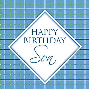 Prime Greetings Son Birthday Card, Made in America, Eco-Friendly, Thick Card Stock with Premium Envelope 5in x 7.75in, Packaged in Protective Mailer