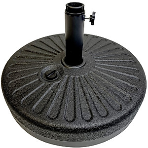 EASYGO PRODUCTS Umbrella Base Water Filled Stand-Outdoor Patio Market-Heavy Duty, Black-New