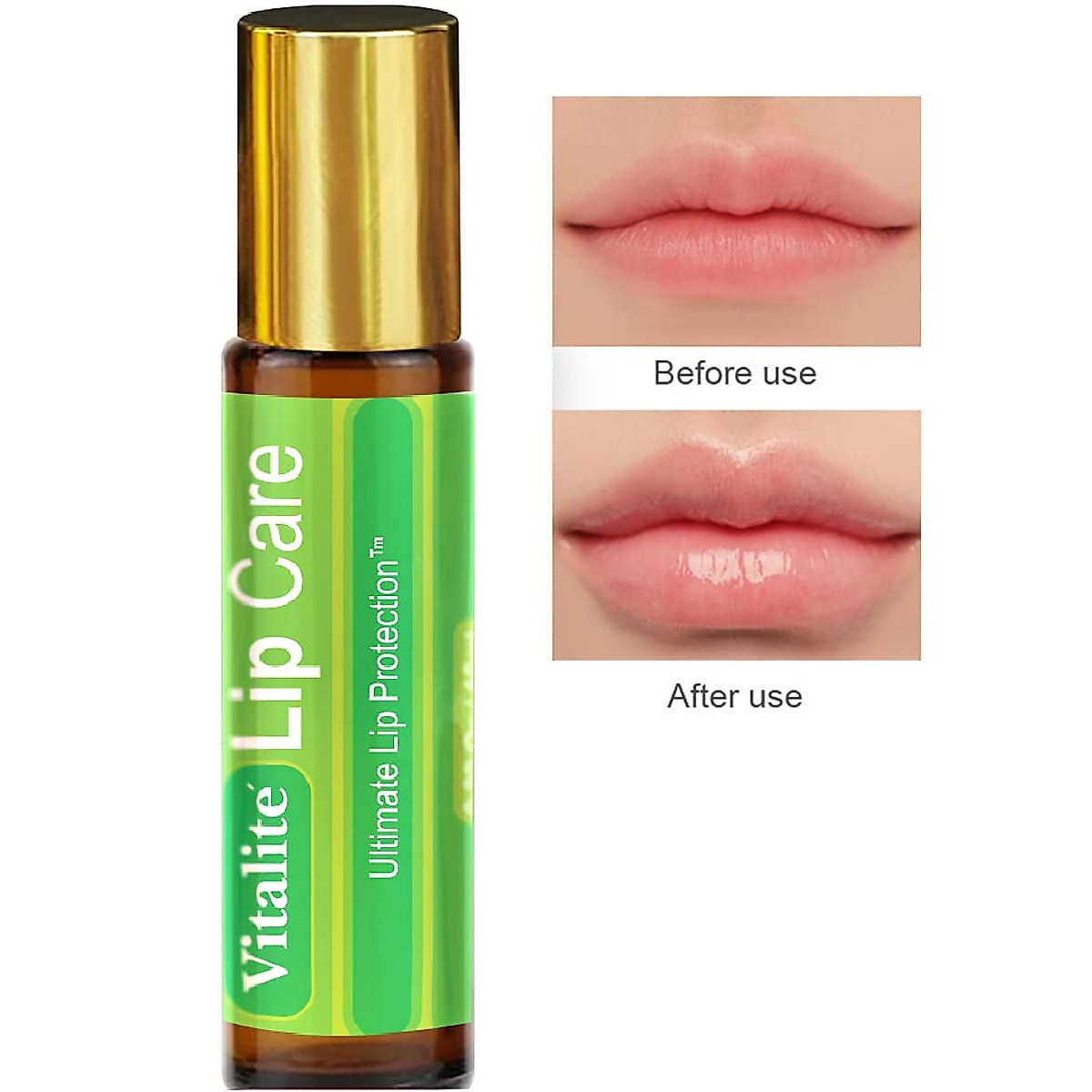 Lip Balm - Roller Ball, Original Lip Balm for Dry Cracked Lips, Women & Men, Lip Balm Gloss, Lip Moisturizer, Natural Lip Balm for Men, Lip Care Products for Lip Repair- Watermelon Lip Plum