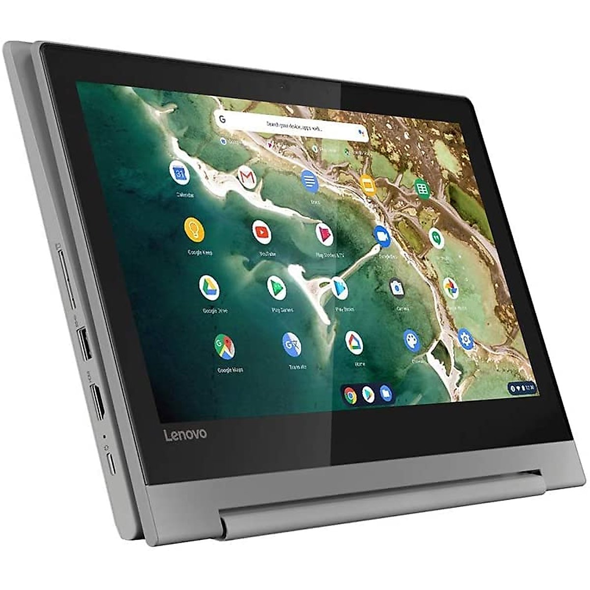 Lenovo 2022 Chromebook Flex 3, 2-in-1 11.6" HD Touchscreen for Business and Student Laptop, MediaTek MT8173C CPU, 4GB LPDDR3, 32GB eMMC, PowerVR Graphics, Webcam, Chrome OS, Grey, 128GB USB Card