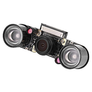 EBTOOLS Camera Module for, 500 Million Pixels Wide Angle Fisheye Lens with Fill Light, Compatible with 3/2/B