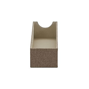 Household Essentials Brown 720-1 Deep Drawer Organizer Box for Storage | 12 in x 4 in x 3.13