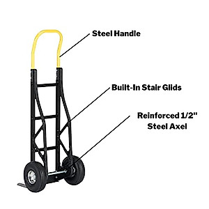 Harper Trucks PGLYSK19BLK Nylon Hand Truck