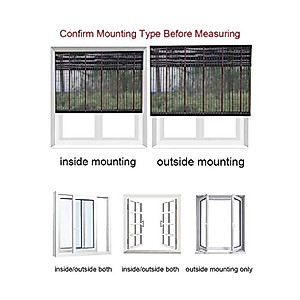 BCGT Patio Paradise Roll up Shades Roller Shade Outdoor Shade Blind Pull Shade Privacy Screen Porch Deck Balcony Pergola Trellis Carport, White, Wide 85cm/105cm/125cm/145cm Choose