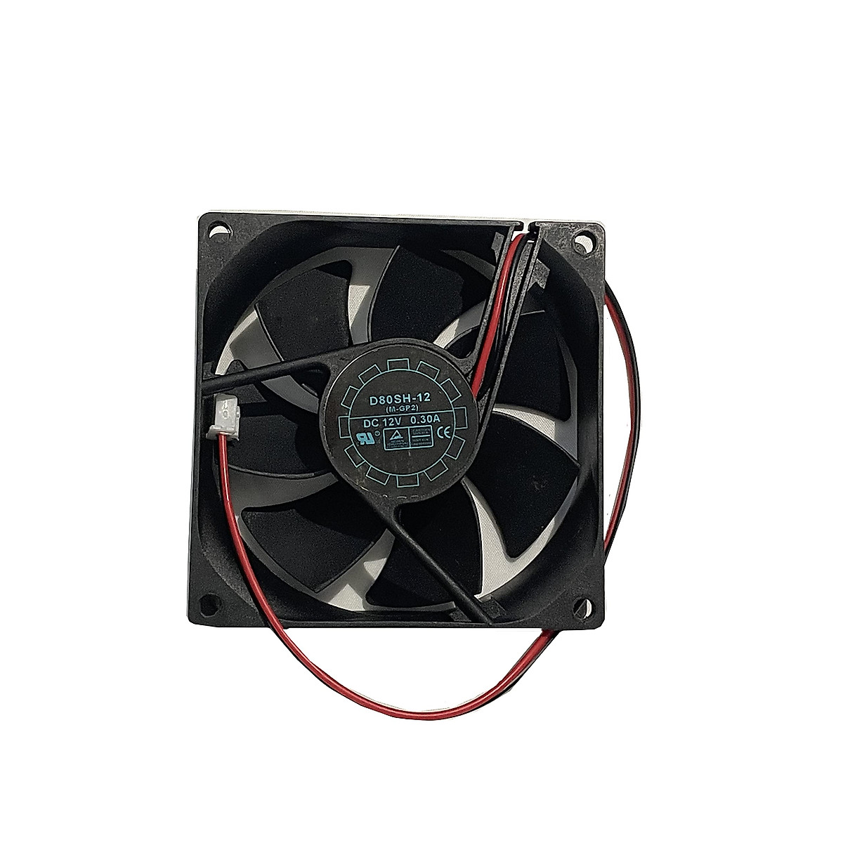 D80SH-12 Fan M-GP2 0.30amp 2.16W 80mm 8025 2-Wire Power Supply Cooling Fan