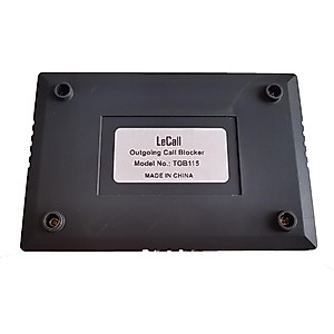 LeCall Outgoing Call Blocker/Outbound Call Blocker/Toll Restrictor/Phone Call Interceptor Programmable, Block 411 Calls TOB115