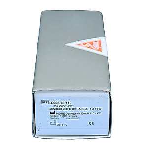 Heine Mini-3000 LED F.O. Otoscope with 10 Disposable Tips D-008.70.110