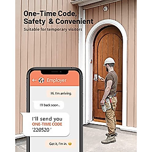 Keyless Entry Door Lock with Handle, Zowill Electronic Keypad Deadbolt Door Locks Handle Lever, Front Door Lock Set, Digital Door Lock, Auto-Locking, Anti-peep Code Door Handle Lock, Satin Nickel