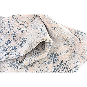 Unique Loom Paris Collection Pastel Tones Traditional Distressed Blue Runner Rug (2' 7 x 10' 0)