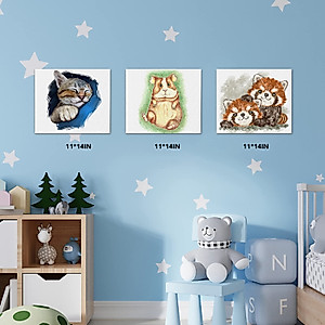 Canvas Panels for Painting 11x14 Inch, 46 Pack Painting Canvas, Blank Canvas Boards for Painting, Canvas Panels for Oil Paint, Watercolor, Acrylic Paint, Gouache and Tempera, DIY.