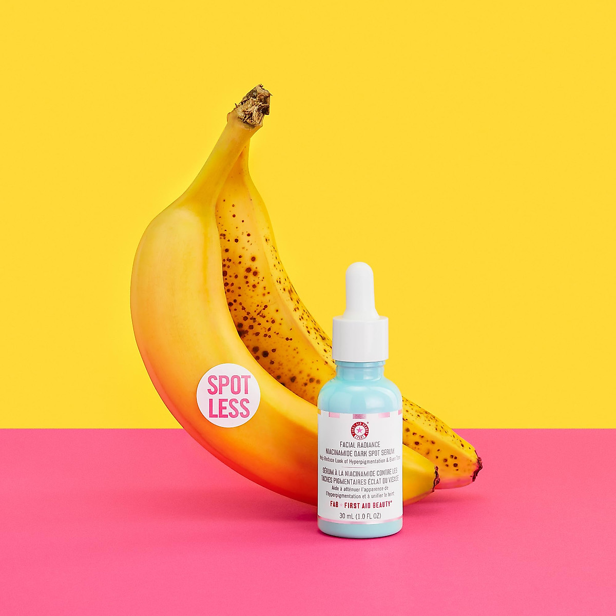 First Aid Beauty Facial Radiance Niacinamide Dark Spot Serum – Evens Skin Tone + Diminishes Dark Spots – Non-Irritating Hyperpigmentation Treatment – 1.0 fl oz