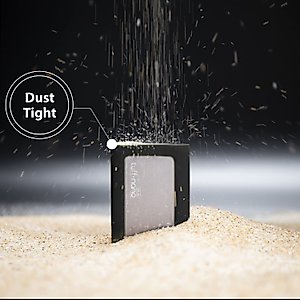 CalDigit Tuff Nano Plus 2TB - Compact Rugged IP67 Waterproof USB-C 3.2 Gen 2 10Gb/s External NVME SSD, Compatible with Thunderbolt 4 Mac and PC, Up to 1055MB/s (2TB Nano Plus, Charcoal Black)
