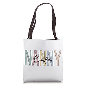 Nanny Life Nanny Grandma Boho Nanny Grandmother Tote Bag