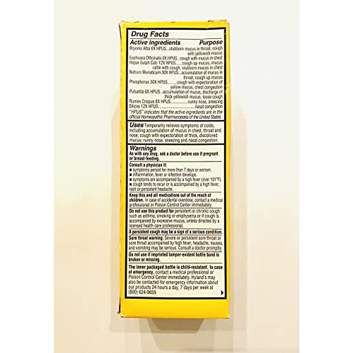 Hylands Homepathic Cold 'n Mucus - 4 Kids - 4 fl oz