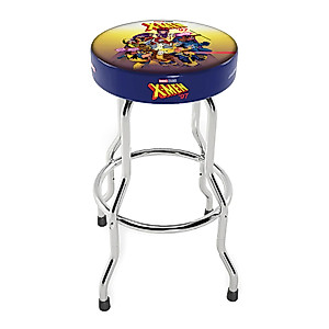 ARCADE1UP Adjustable Video Game Stool with Leg Extenders, X-Men -97