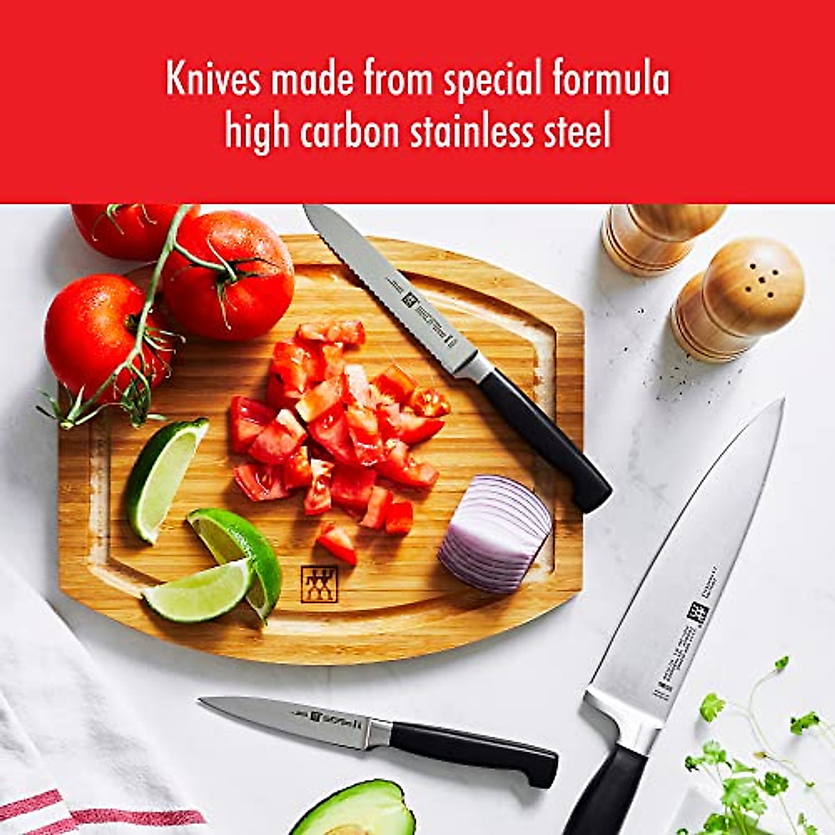 ZWILLING Four Star 20-pc Knife Block Set