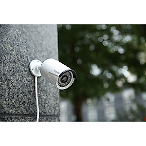 SANNCE 5MP PoE IP Security Camera for PoE NVR, 2Pcs Outdoor Weatherproof Cameras with Smart IR LEDs, Night Vision, Motion Detection, One-Way Audio, Compatible with Alexa
