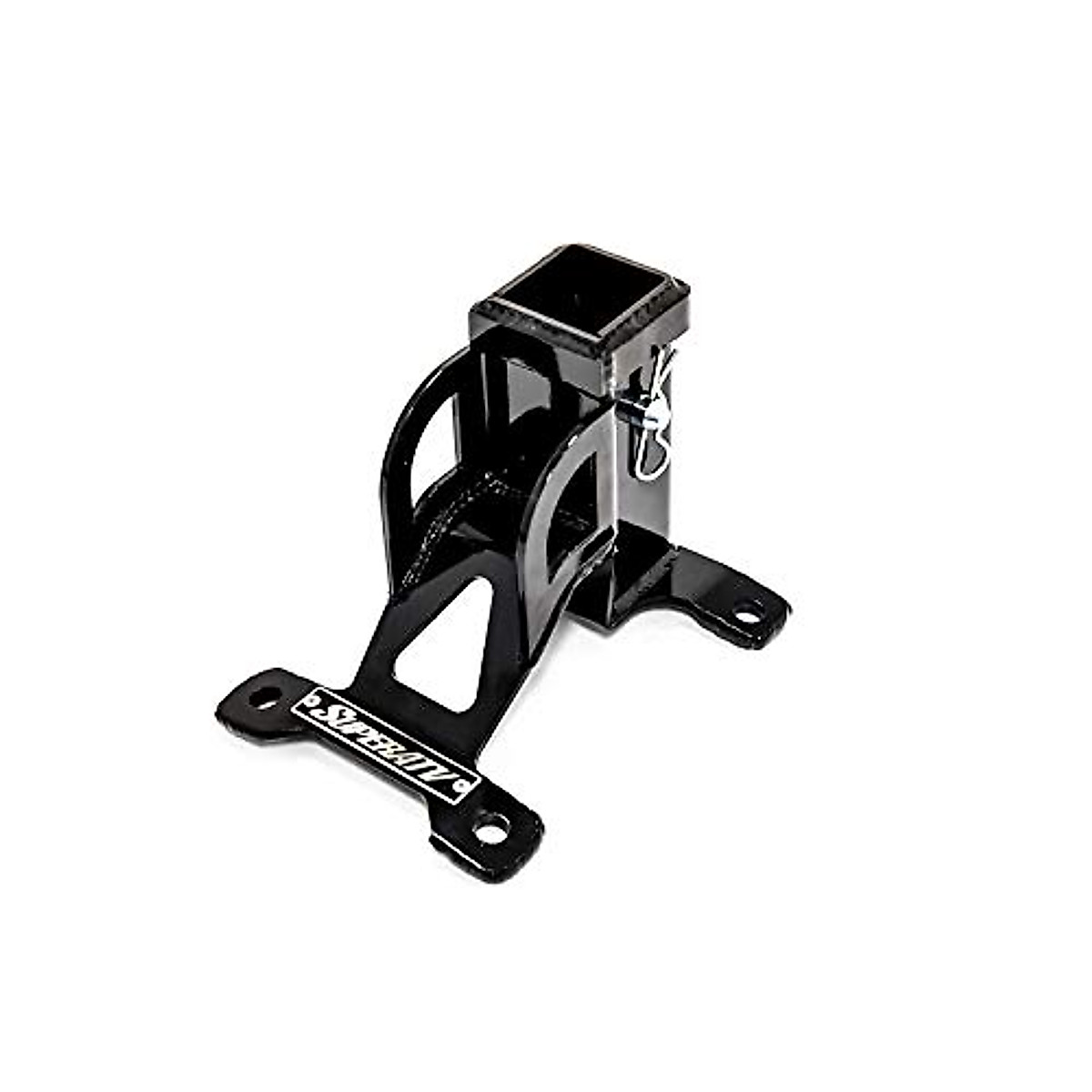SuperATV Rear Receiver Hitch for 2020+ Polaris RZR PRO XP/PRO XP 4 | Black | Fits Standard 2" Attachments | Includes Cotter Pin and Hitch Pin | Max Towing Capacity 1500 Pounds