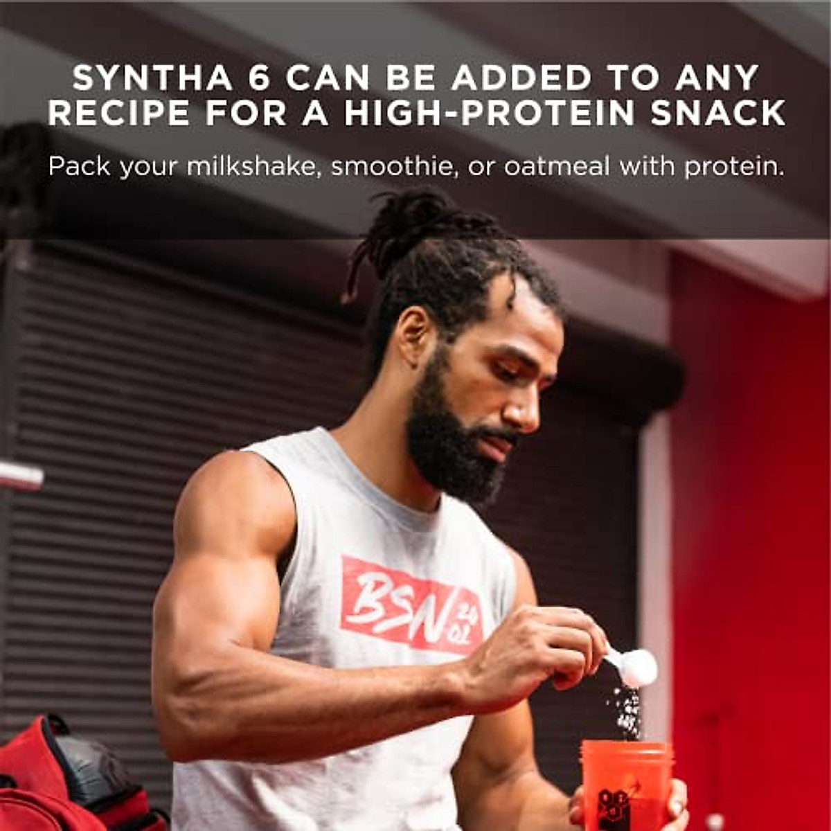 BSN SYNTHA-6 Whey Protein Powder, Vanilla Protein Powder with Micellar Casein, Milk Protein Isolate Powder, Vanilla Ice Cream, 28 Servings (Package May Vary)