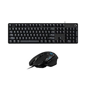 Logitech G413 SE Mechanical Gaming Keyboard and Logitech G502 HERO High Performance Gaming Mouse Bundle