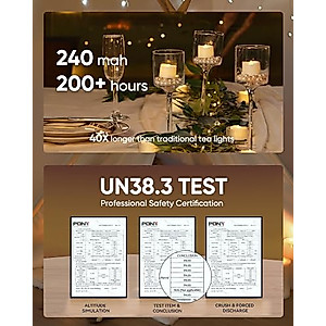 Homemory Absolutely Value 60Pcs LED Tea Lights