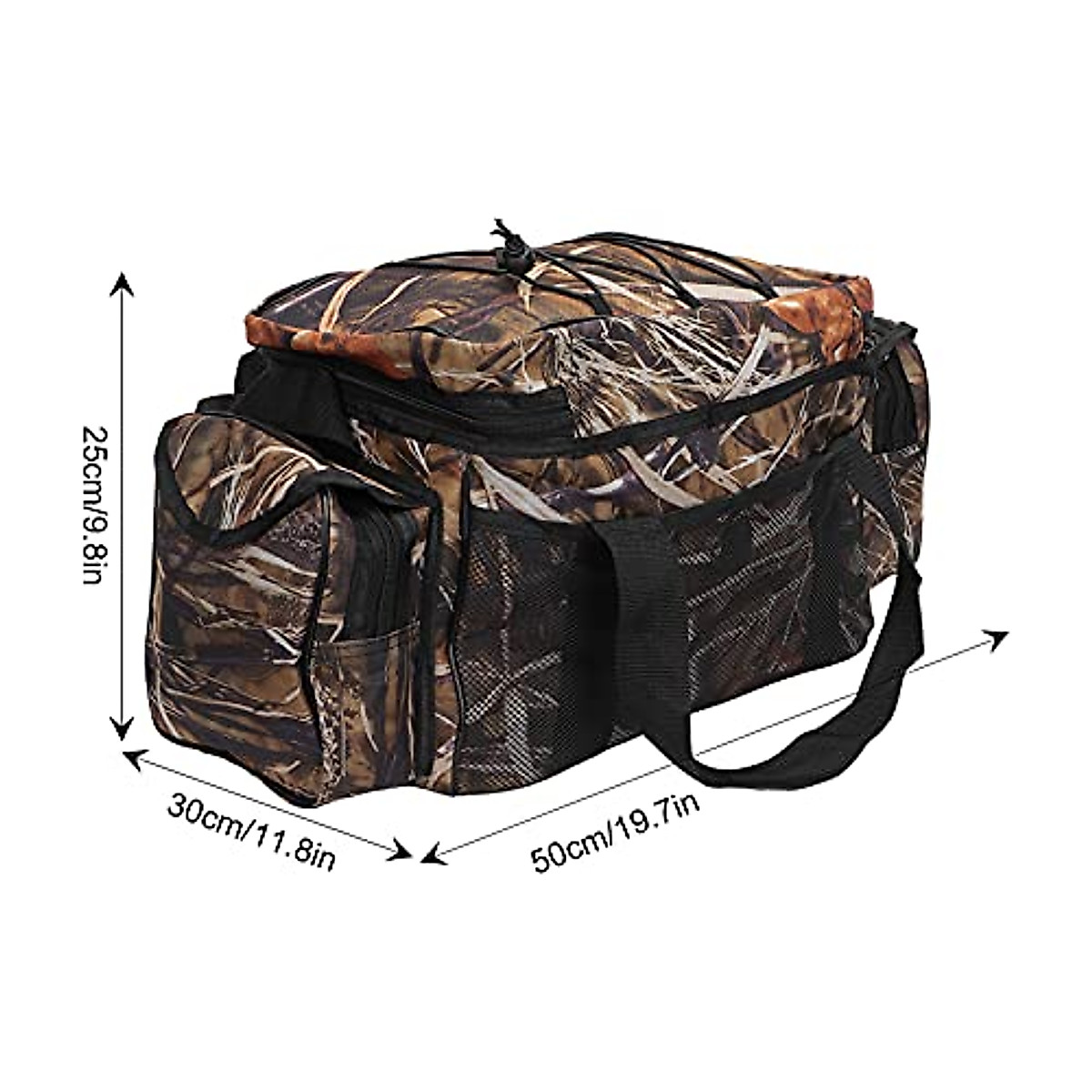 Alvinlite Large Capacity Fishing Messenger Storage Bag, Nylon Cloth Tool Bag Fishing Tackle Storage Bags Fishing Accessories