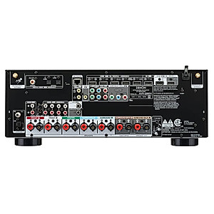 Denon AVR-S960H 8K Ultra HD 7.2 Channel (90 Watt X 7) AV Receiver 2020 Model - Built for Gaming, Music Streaming, 3D Audio & Video, Alexa + HEOS, Black (Renewed)