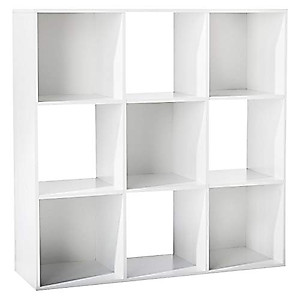Room Essentials 9-Cube Organizer Shelf 11" (White)