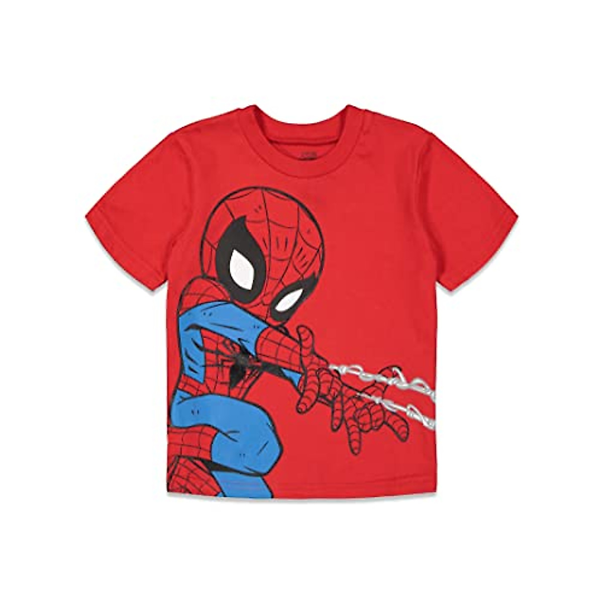 Marvel Avengers Super Hero Adventures Spider-Man Hulk Iron Man Toddler Boys 4 Pack Graphic T-Shirts 5T