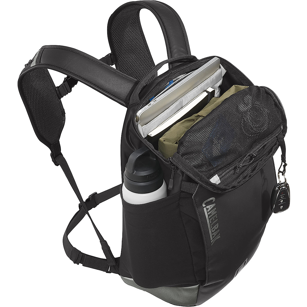CamelBak M.U.L.E. Commute 22 Bike Backpack with Weatherproof Laptop Sleeve,Black