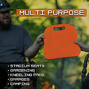 Northeast Products Therm-A-SEAT Sport Cushion Stadium Seat Pad, Orange, 13"x14"x.75"