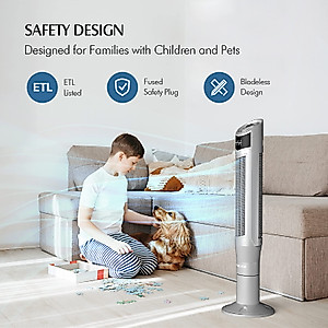 FREE VILLAGE TOWER FAN 5304-SILVER 47＂