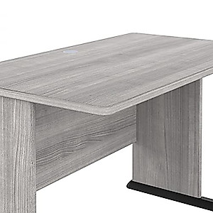 Bush Business Furniture Series A 72W Desk, 48W, Platinum Gray