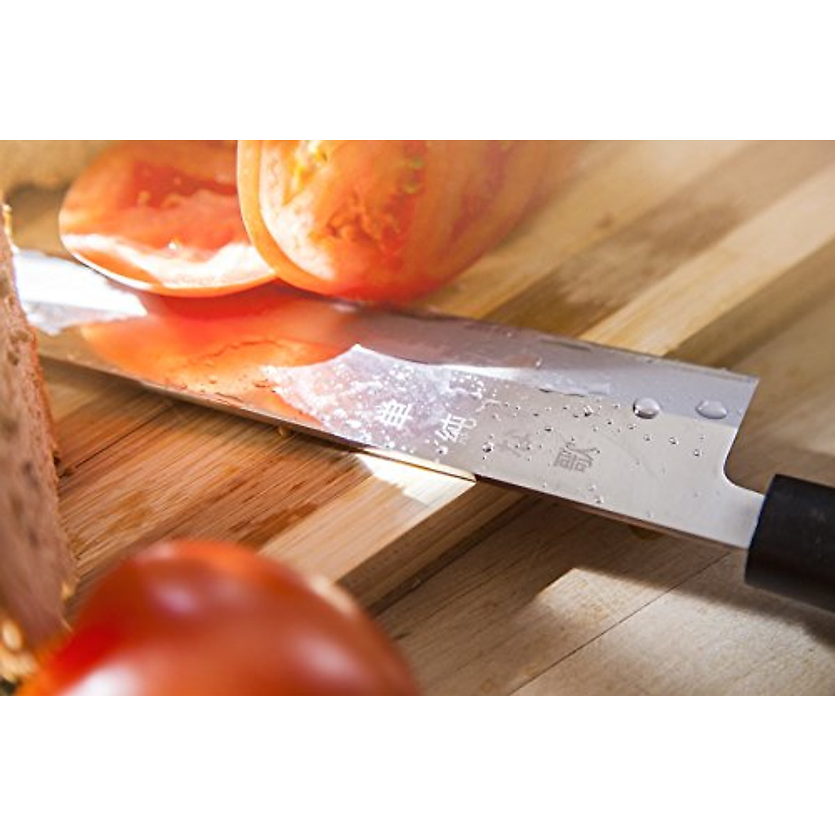 Traditional Japanese Professional Gyuto Kitchen Chefs Knife – Premium 8-inch High Carbon Stainless Steel Gyuto Sushi Knife with High Corrosion Resistance in a Single Bevel Chisel Edge Grind