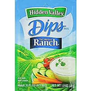 Hidden Valley the Original Ranch Dip Mix, 1 Ounce Packet (Pack of 3)