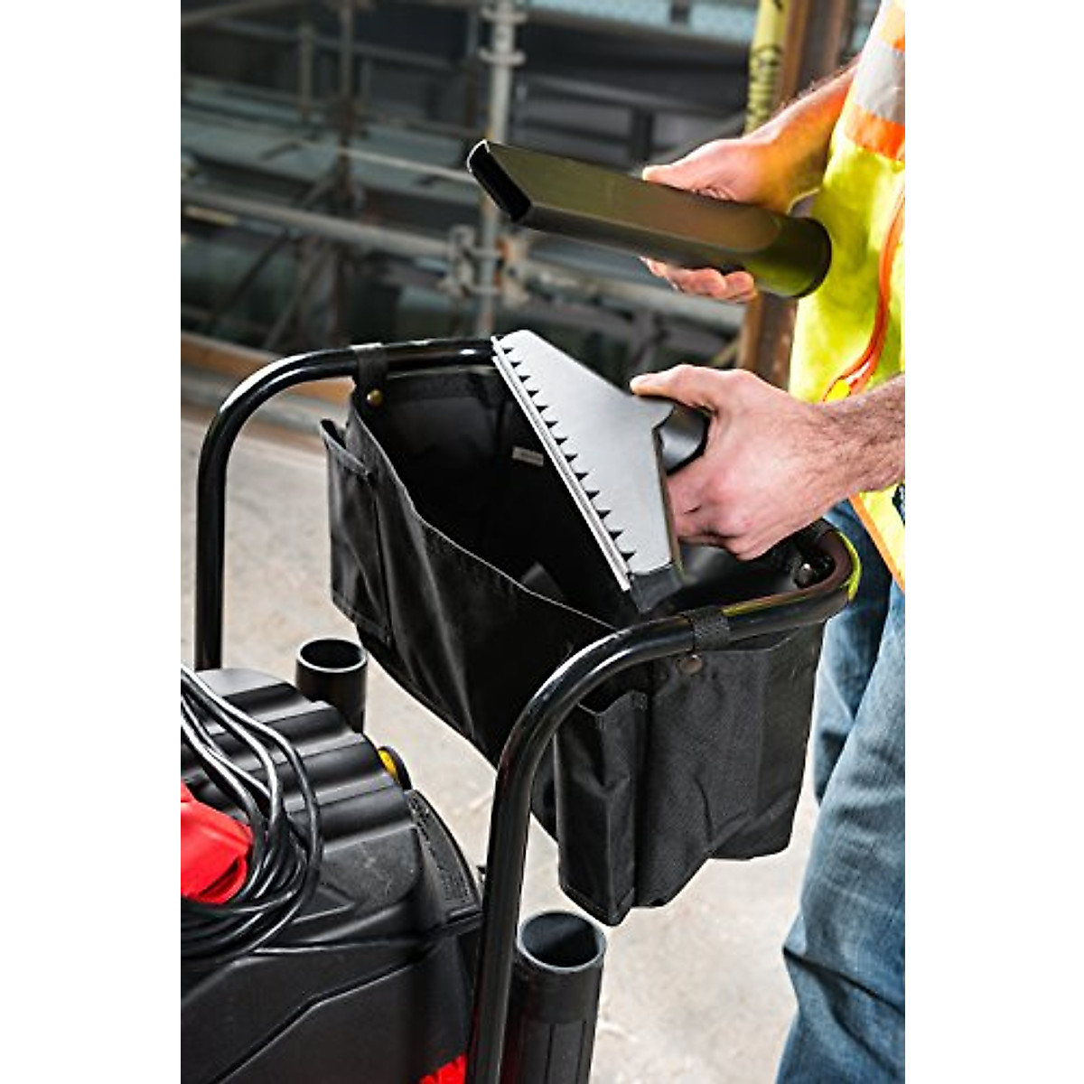 RIDGID 50353 1610RV Stainless Steel Wet Dry Vacuum, 16-Gallon Shop Vacuum with Cart, 6.5 Peak HP Motor, Large Wheels, Pro Hose, Drain, Blower Port