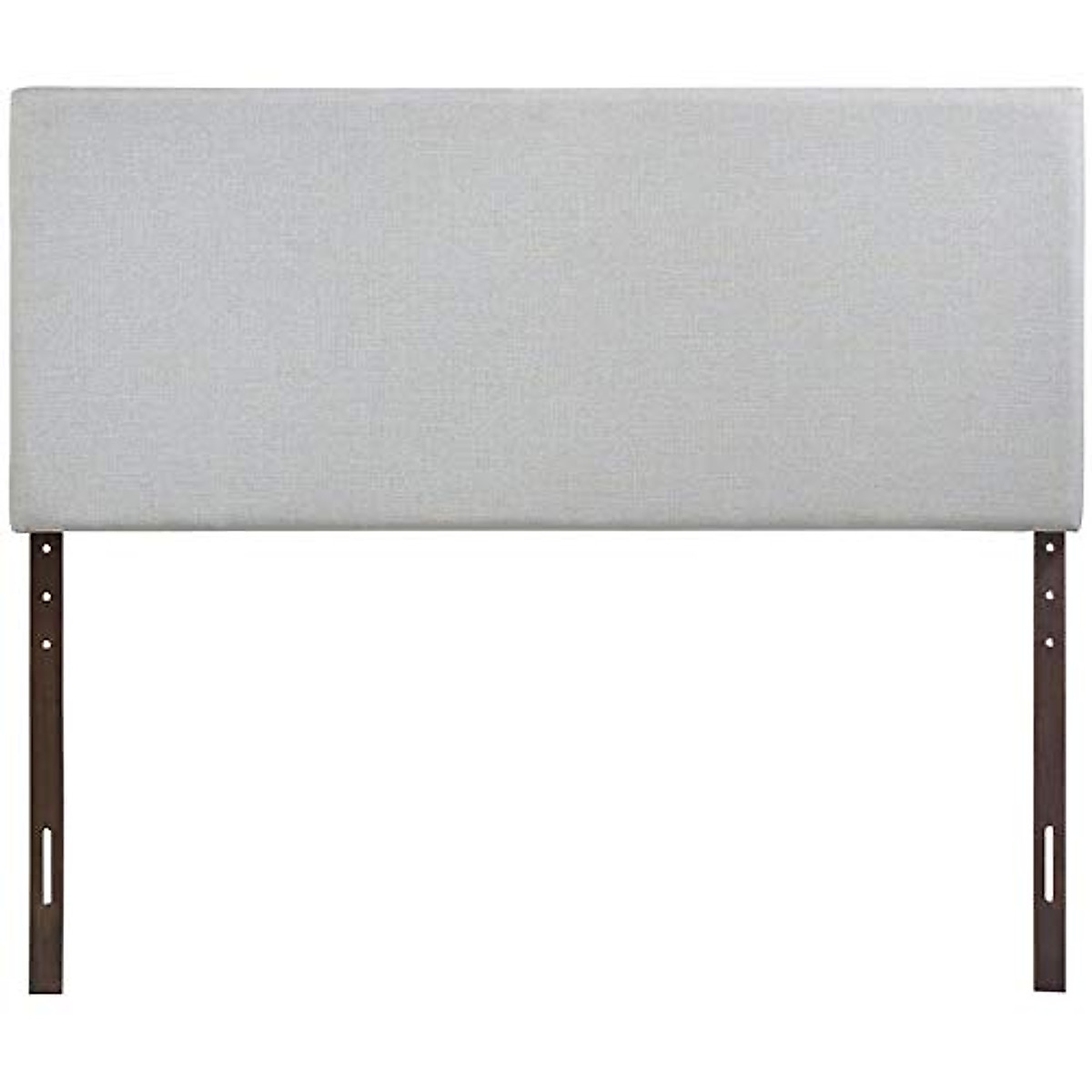 Modway Region Linen Fabric Upholstered Queen Headboard in Gray