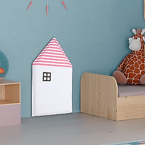 Garneck 4pcs 15cm Soft Wall Sticker 3D Wall Panels Sound Dampening Panels Tatami Wall Panels Stickers for Kids Gym Mat Kids Wall Padding Foam Play Mat Decor House PVC Child Anti-Collision