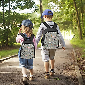 Blueangle Farm Animals Pattern Print Waterproof Backpack - Lightweight Backpack Boys Girl 2-6 Year School Bag