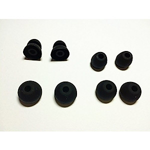 8pcs Replacement Earbuds Eartips for Monster Beats Dr. Dre Urbeats Urbeats 2.0 Tour 2.0 Stereo Earphones (Black)