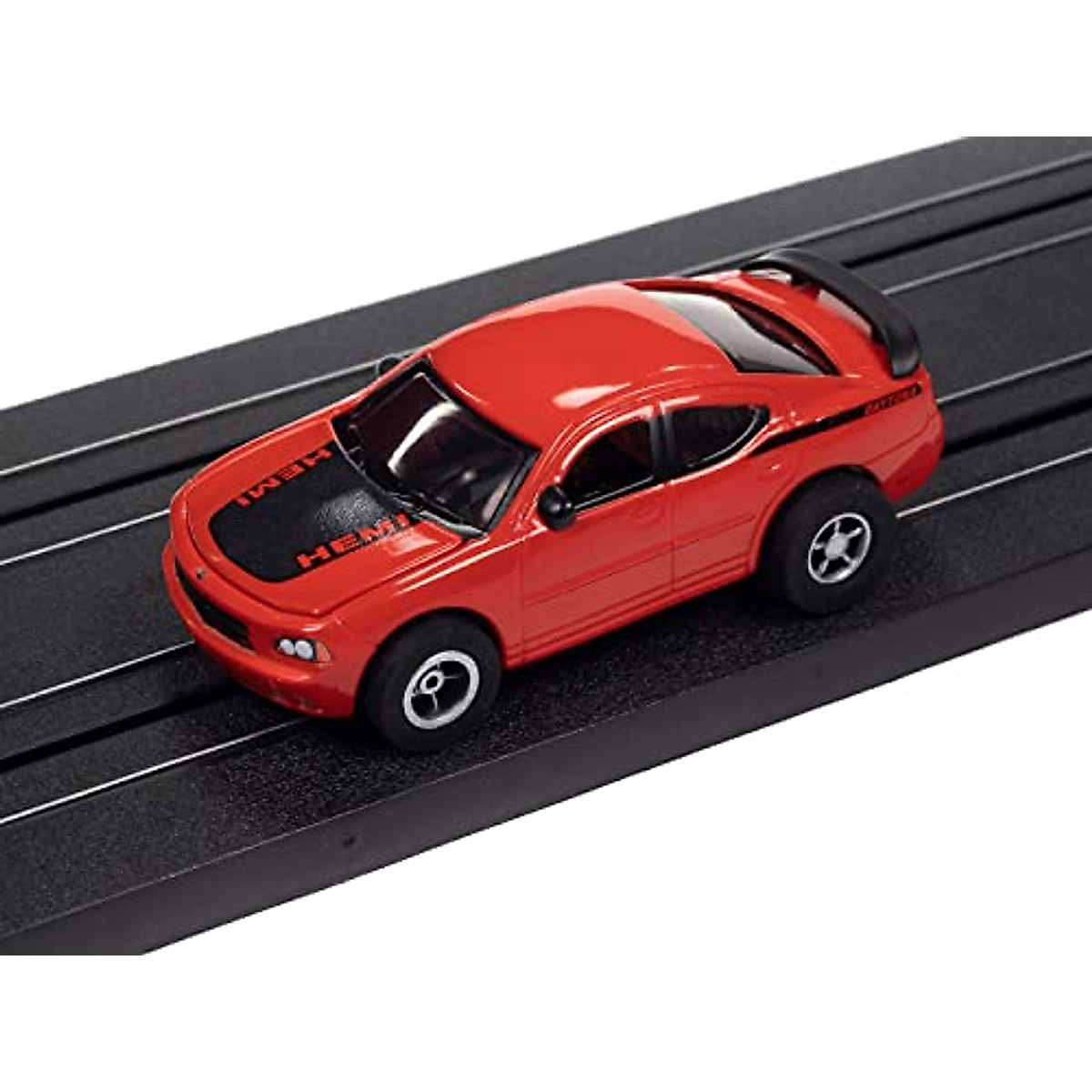 Auto World Xtraction 1969 Dodge Charger (Red) HO Scale Slot Car