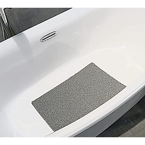 Greentec Bath Mats, Shower Mat Non Slip, PVC Bathtub Mat, Shower Mat, Quick Drying, Breathable, Anti Clog Hair Catcher Standing Pad for Bathroom, Wet Area, 24 x 16 in